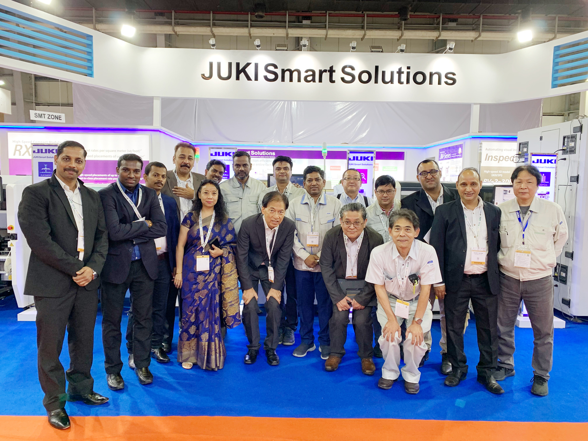 JUKI exhibited in productronica India | SMT-JUKI / Surface Mount Technology System